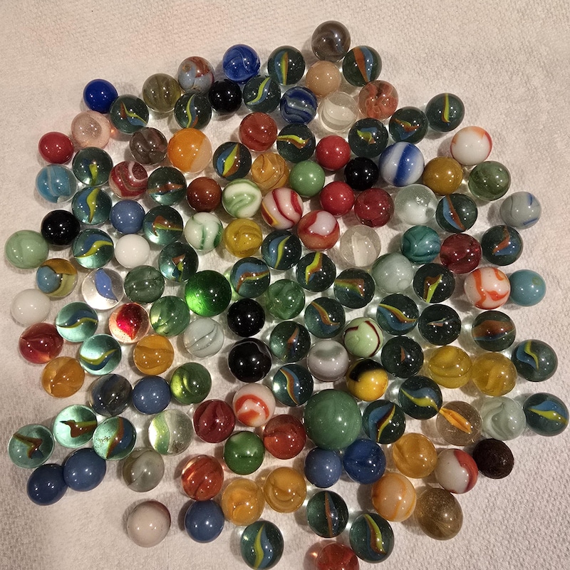 Antique Marbles - Etsy