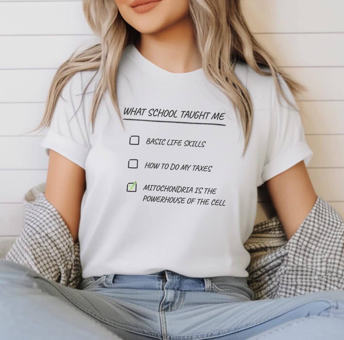 Mitochondria Powerhouse of the Cell Shirt: Funny Student School Science ...