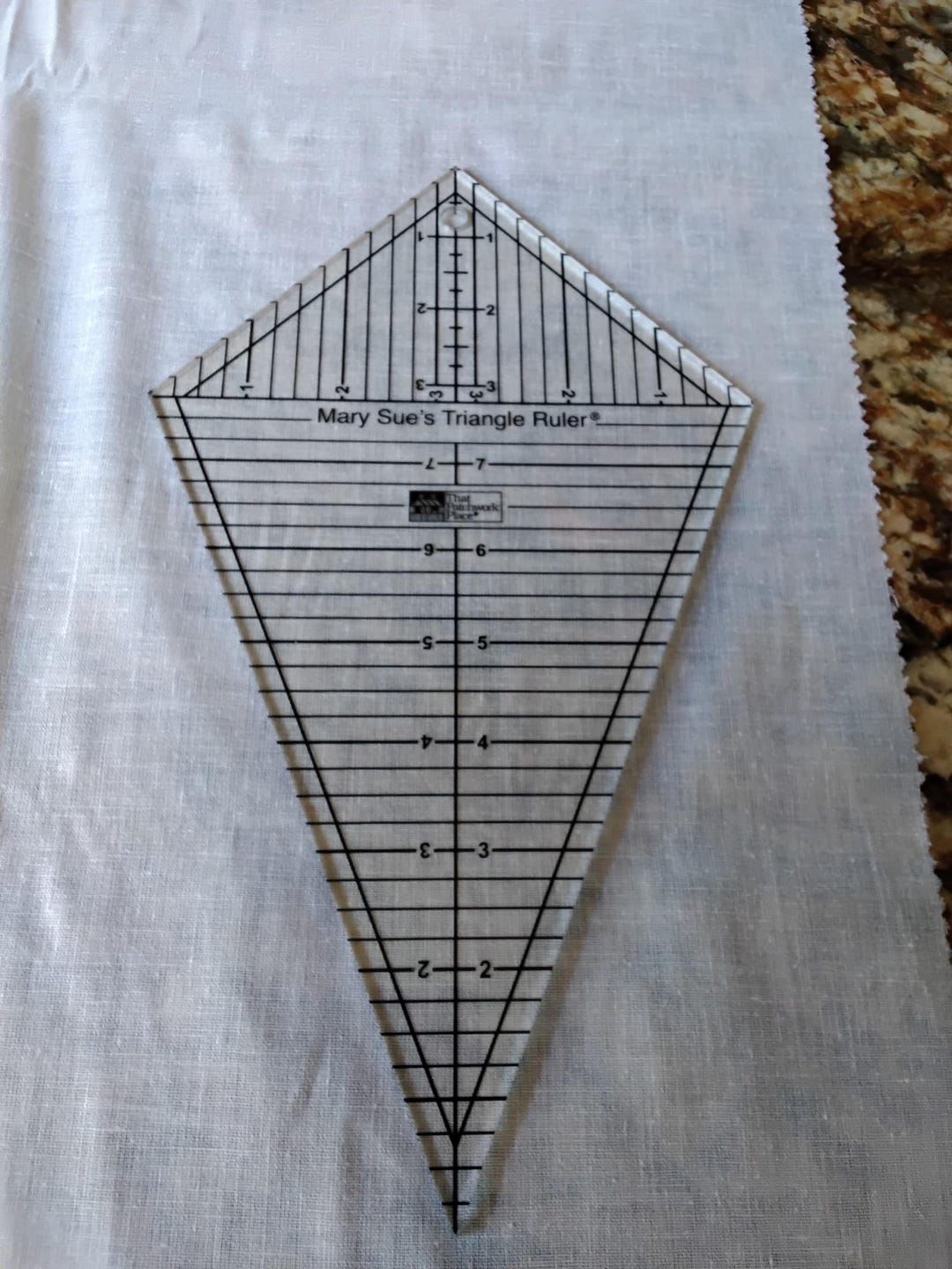 Mary Sue's Triangle Ruler - Acrylic Quilting Template - Etsy