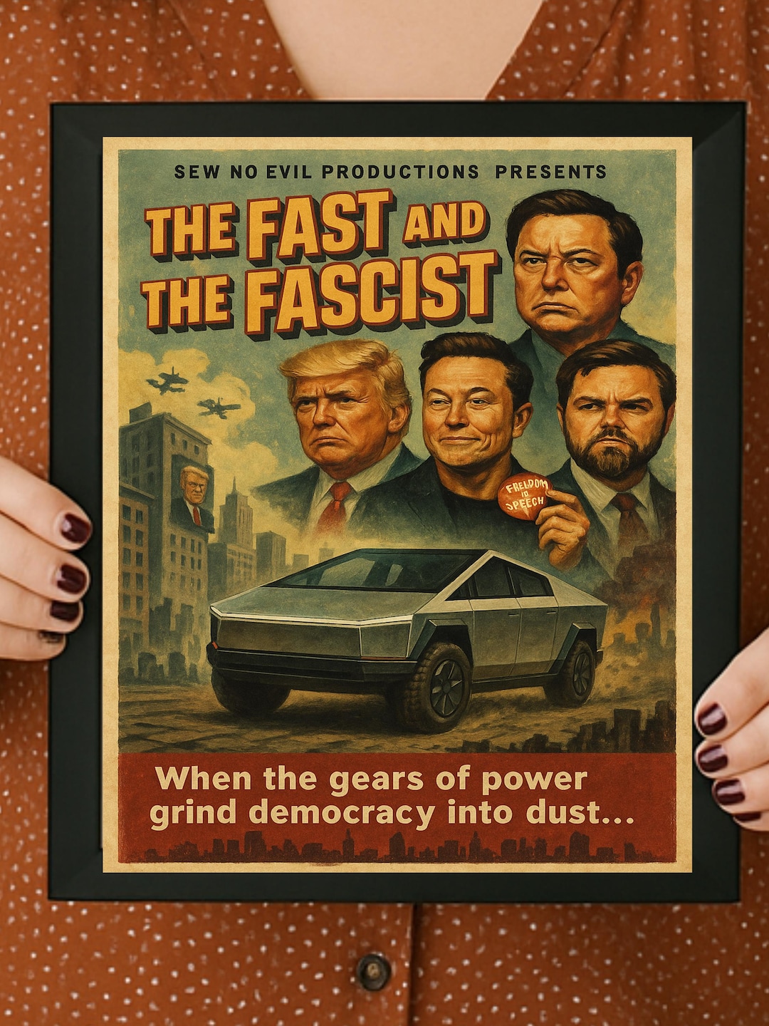The Fast and the Fascist – Movie Poster Print - Etsy