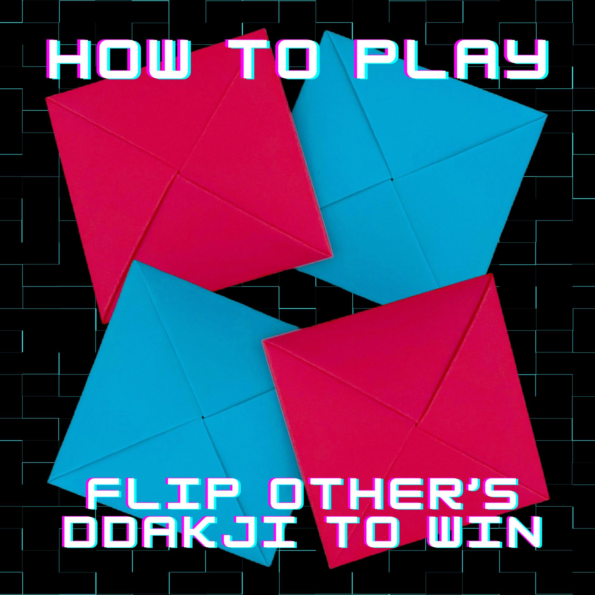 Ddakji Game Set- Ready-to-play [high Quality] - Etsy