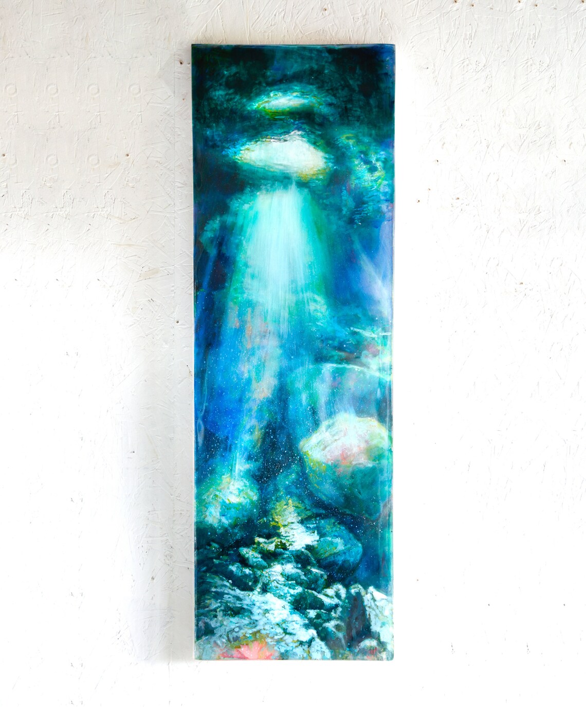 Cenote Depths Art Print of of Painting by Scout Cuomo - Etsy