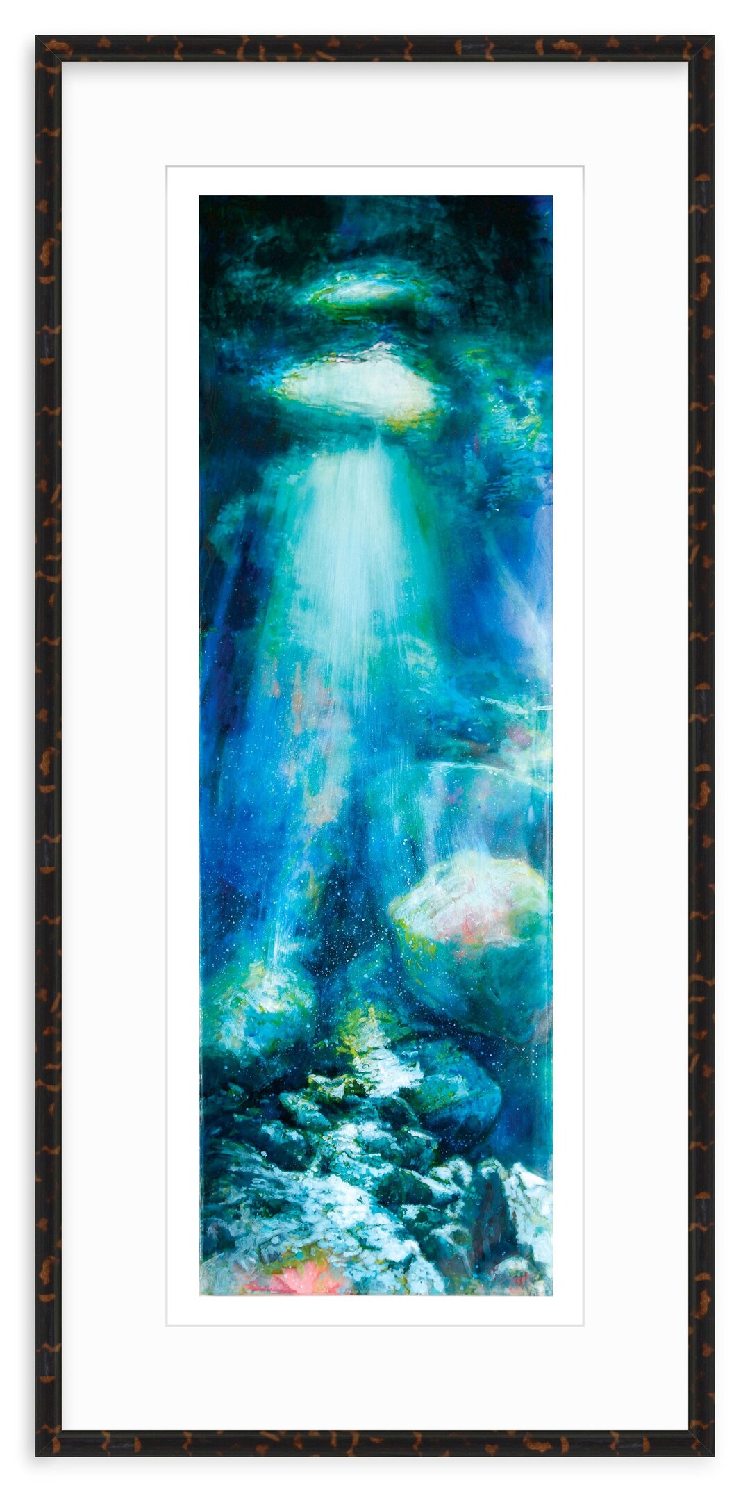 Cenote Depths Art Print of of Painting by Scout Cuomo - Etsy