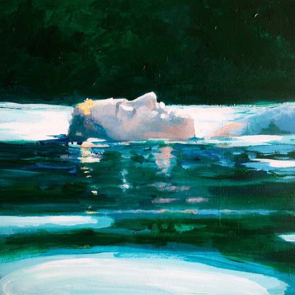Swimmer Painting - Etsy