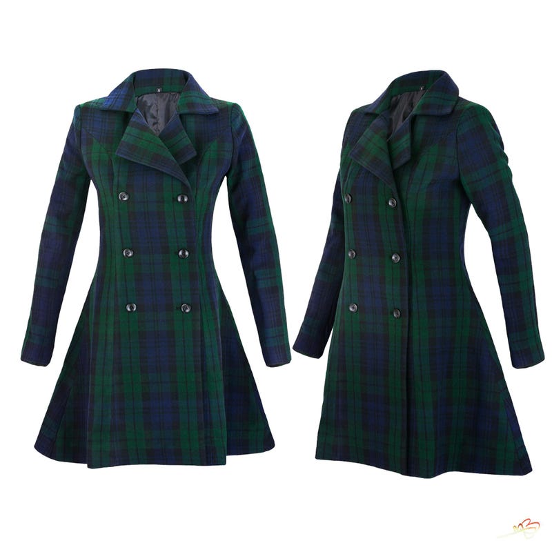 Tartan Coats Ladies - Etsy