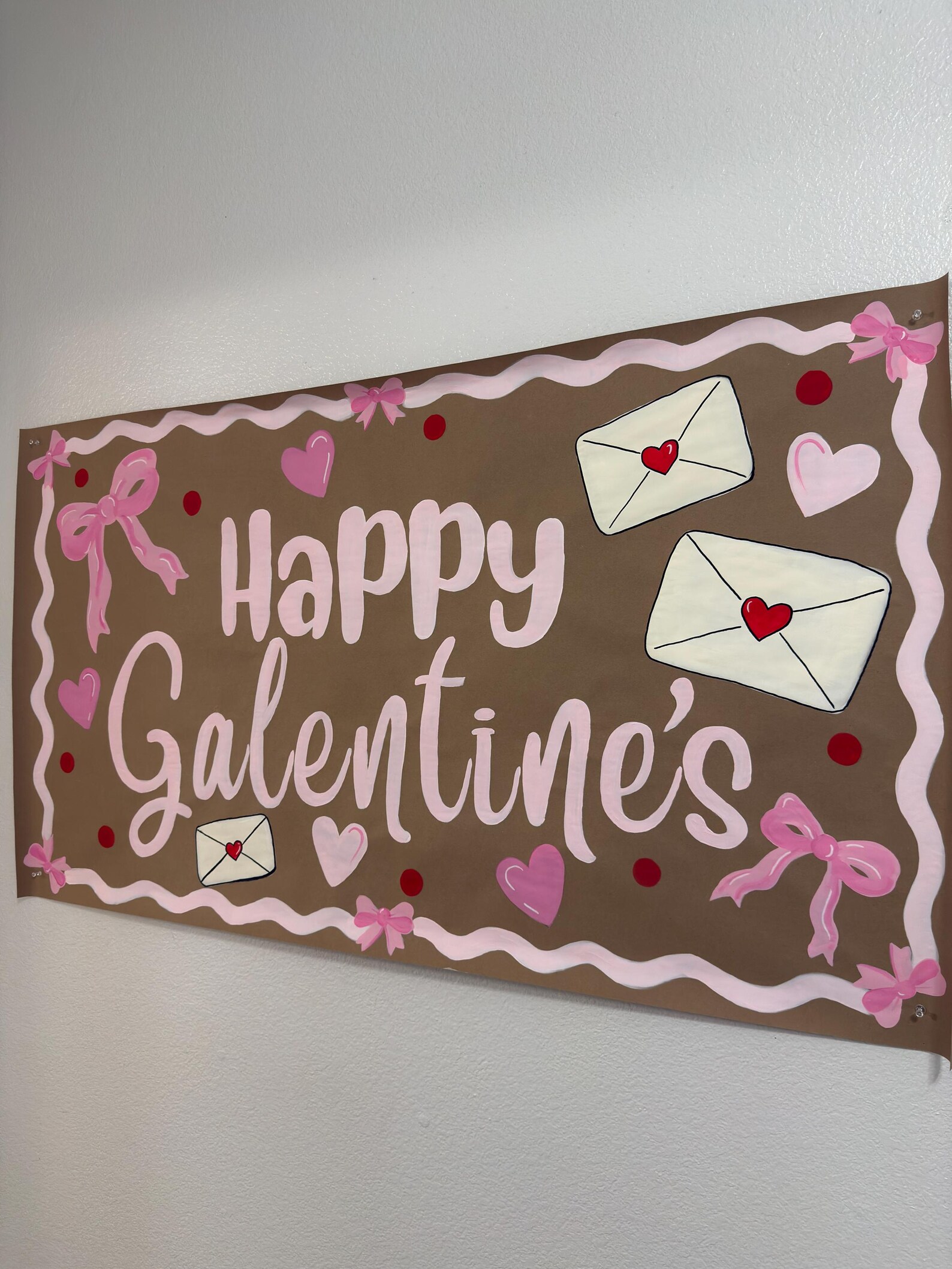Hand Painted Custom Paper Banner: Personalized Party Decor, Girls Night ...