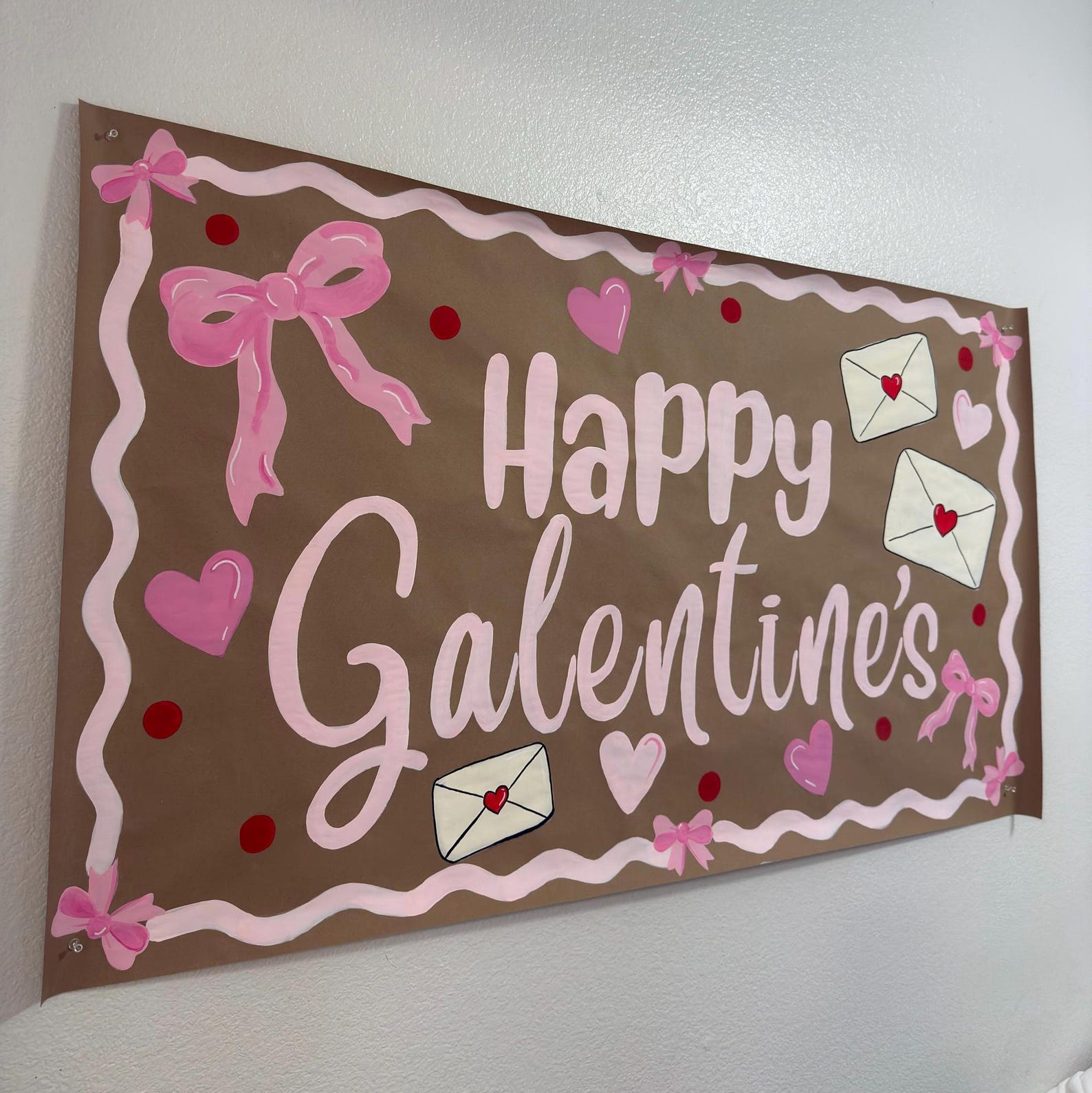Hand Painted Custom Paper Banner: Personalized Party Decor, Girls Night ...
