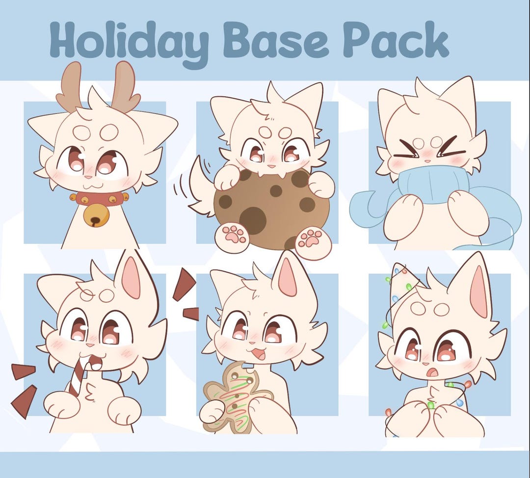Furry Base Pack Holiday/winter/christmas - Instant Download - Etsy