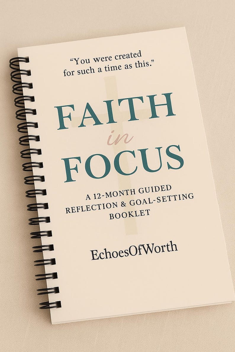 Faith Journal Printable. Christian Reflection & Workbook. Monthly ...