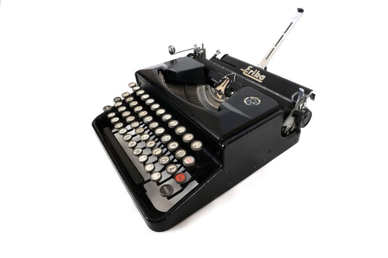 Refreshed Erika Model 5 Tab 1930's Typewriter by Seidel & Naumann ...