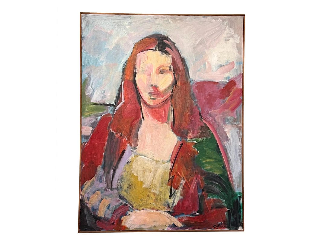 Fauvism Painting of a Woman - Original Oil on Canvas - Etsy