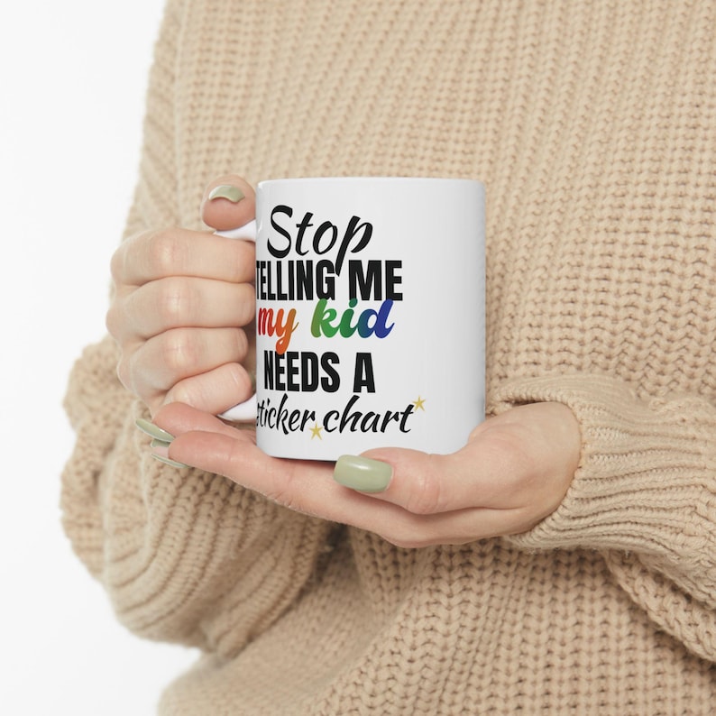 Funny Autism Mom Coffee Cup | ADHD Neurodivergent Parent Humor Dad Mug ...