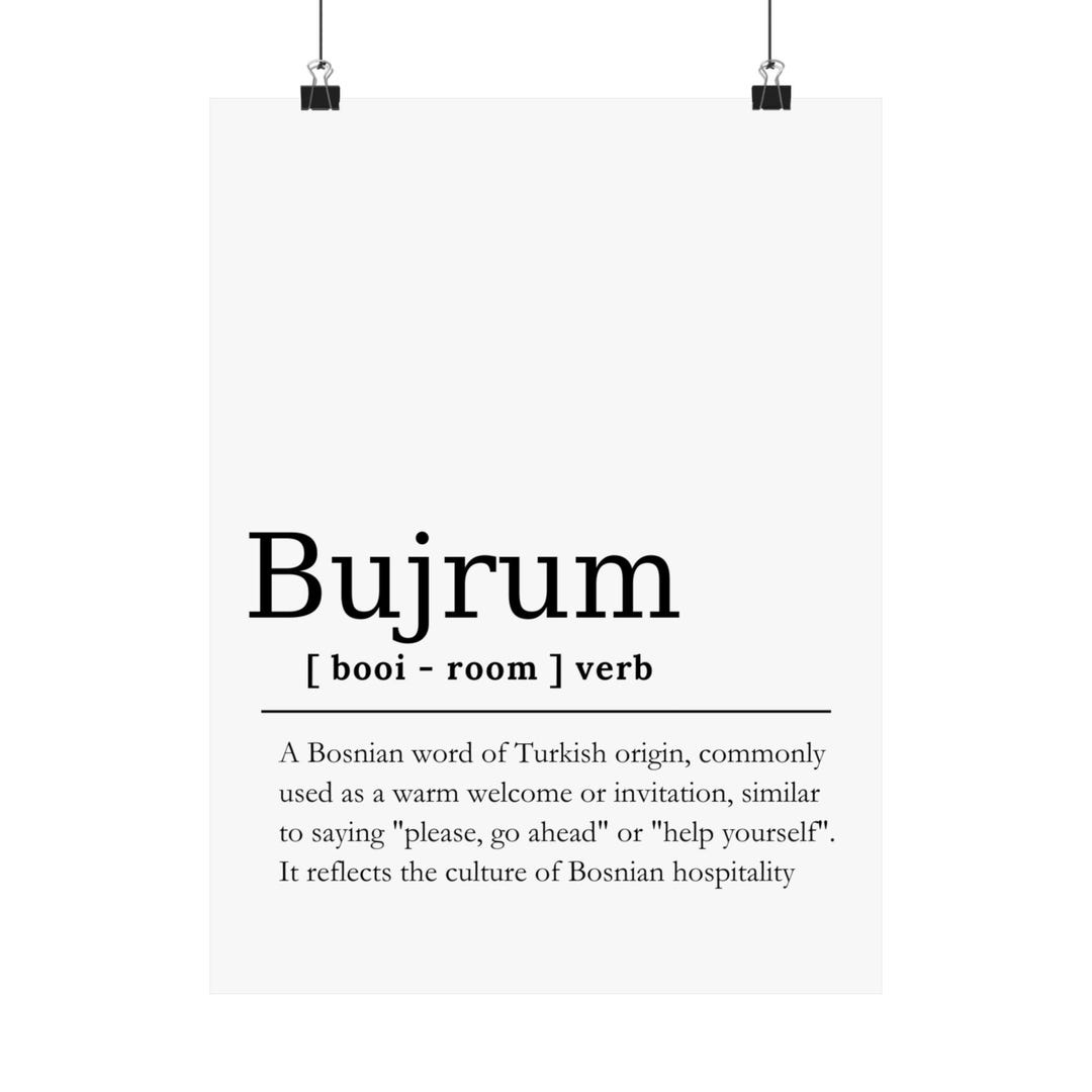 Bosnian Culture Vertical Poster, Minimalist Wall Art, Home Decor ...
