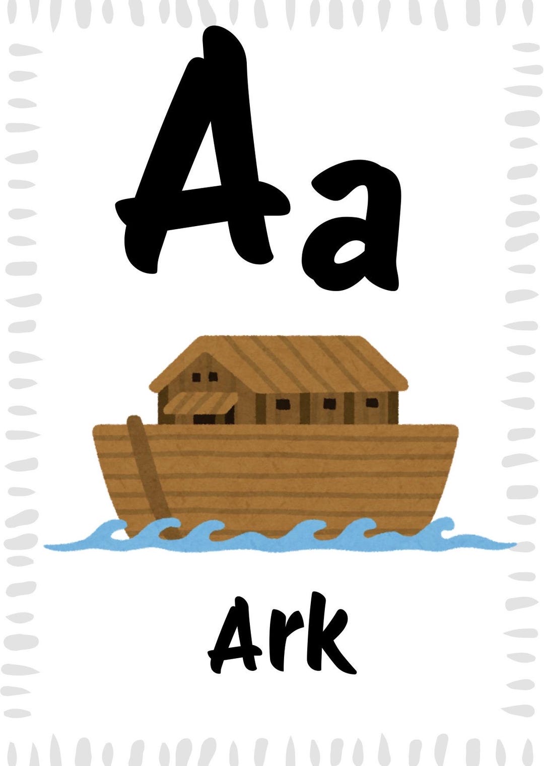 ABC Flashcards - Bible Edition - Etsy