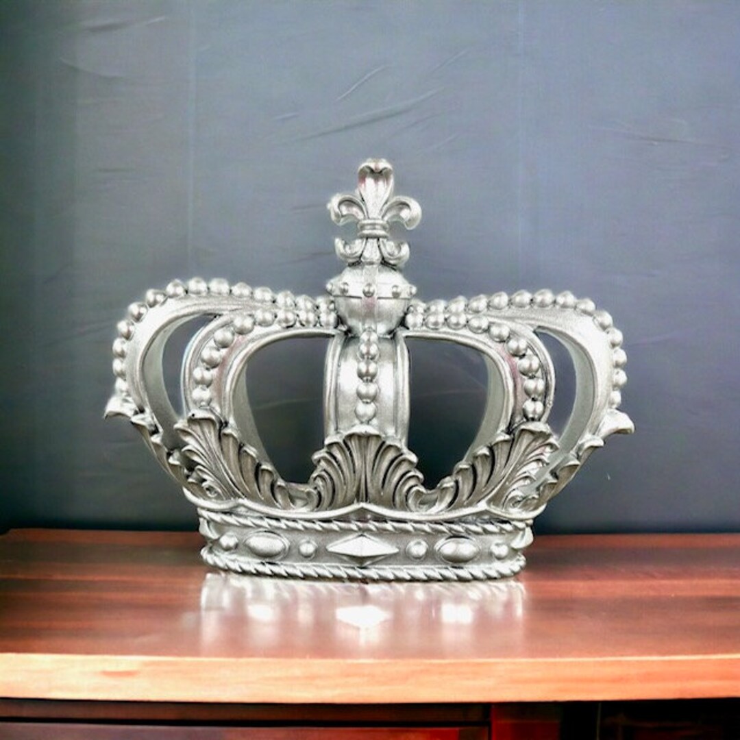 Crown Wall Decor/ Old World Tuscan Decor/ Fleur De Lis Decor/gold Crown ...