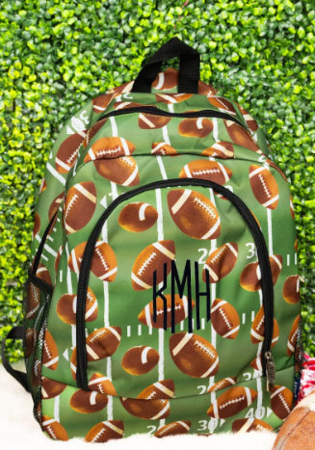 Personalized Boys Backpack, Sports Backpack, Backpack, FOOTBALL ...