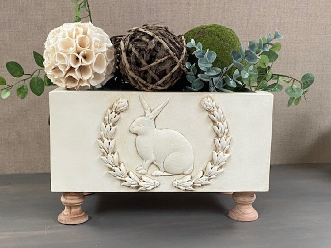 Decorative Wood Box/farmhouse Table Riser/farmhouse Decor/xl Wood Box ...