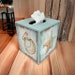 Tissue Box Cover, Coastal Tissue Box, Beach Tissue Box Cover, Beach ...