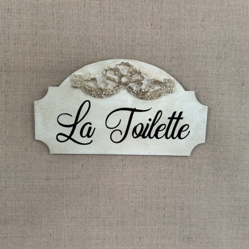French Bathroom Sign - Etsy