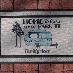 Camper Door Mat, Personalized Doormat, Custom Doormat, Housewarming ...