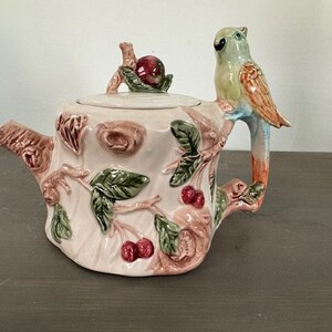 Vintage Parrot Teapot, Unique Tea Pot, Ceramic Tea Pot, CBK Teapot ...