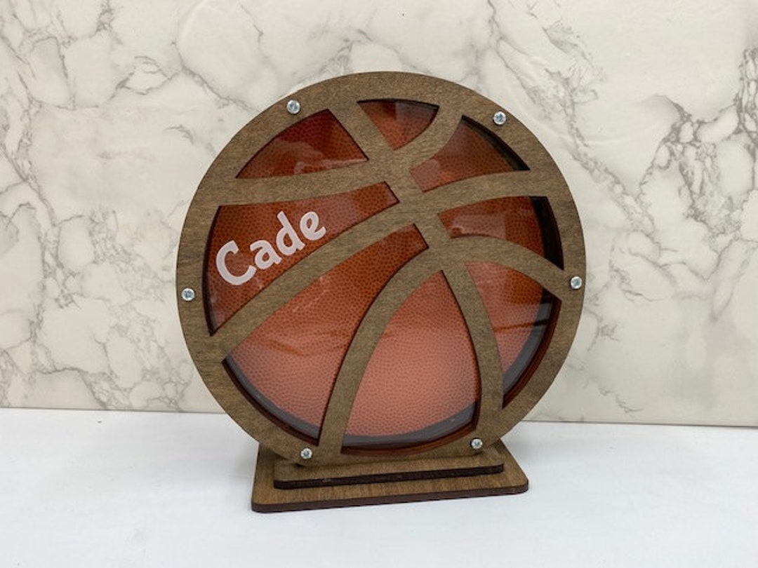 Basketball Bank, Kid's Bank, Sports Bank, Wood Piggy Bank, Gift for ...