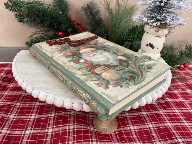 Christmas Book Decor, Christmas Tree Decor, Book Decor, Decorative ...