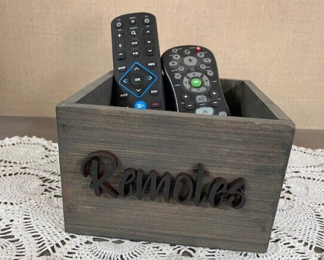 Remote Holder /remote Box / Remote Caddy / Gifts for Dad / Remote ...