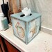 Tissue Box Cover, Coastal Tissue Box, Beach Tissue Box Cover, Beach ...