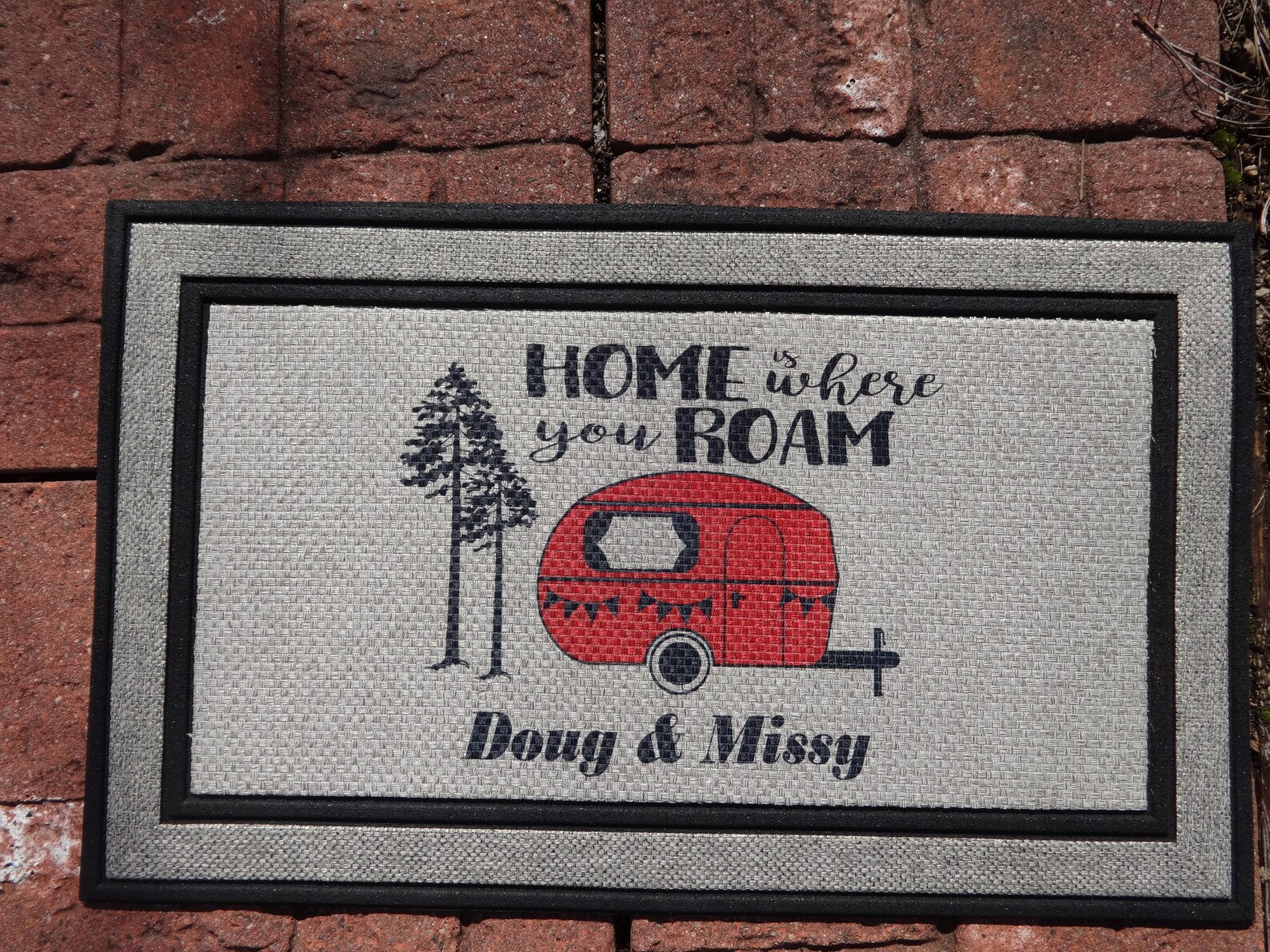 Camper Door Mat Personalized Doormat Custom Doormat - Etsy