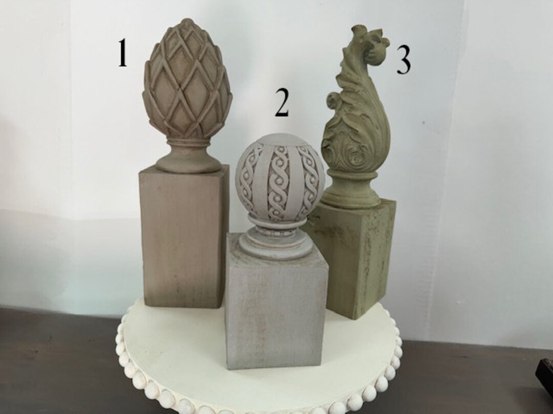 Decorative Accessory Finial/tabletop Finial/mantle Decor/farmhouse ...
