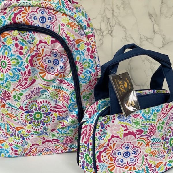 Floral Backpack - Etsy