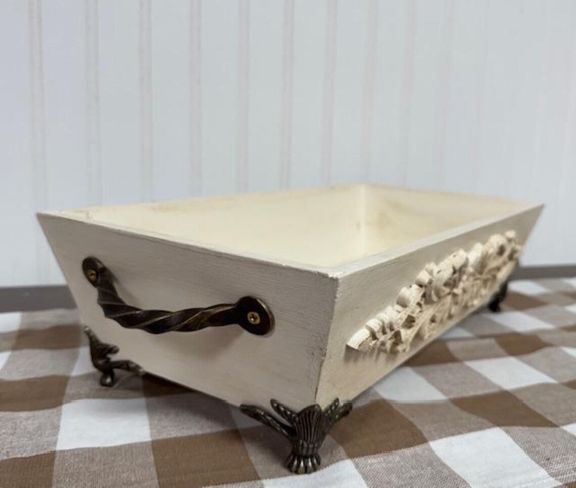 Farmhouse Tray/french Country Box/farmhouse Centerpiece/shabby Chic ...