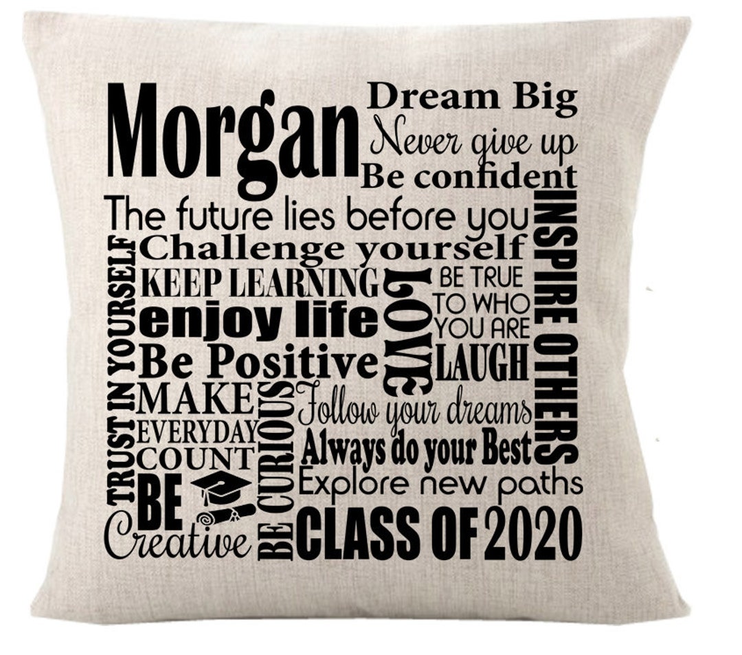 Custom Graduation Pillow, FREE SHIPPING, Grad Pillow. Custom Pillow ...