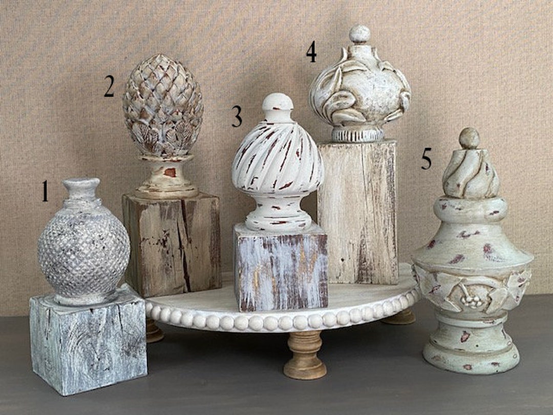 Decorative Accessory Finial/tabletop Finial/mantle Decor/farmhouse ...