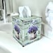 French Country Tissue Box, Tissue Box Cover, Lavender Tissue Box Cover ...