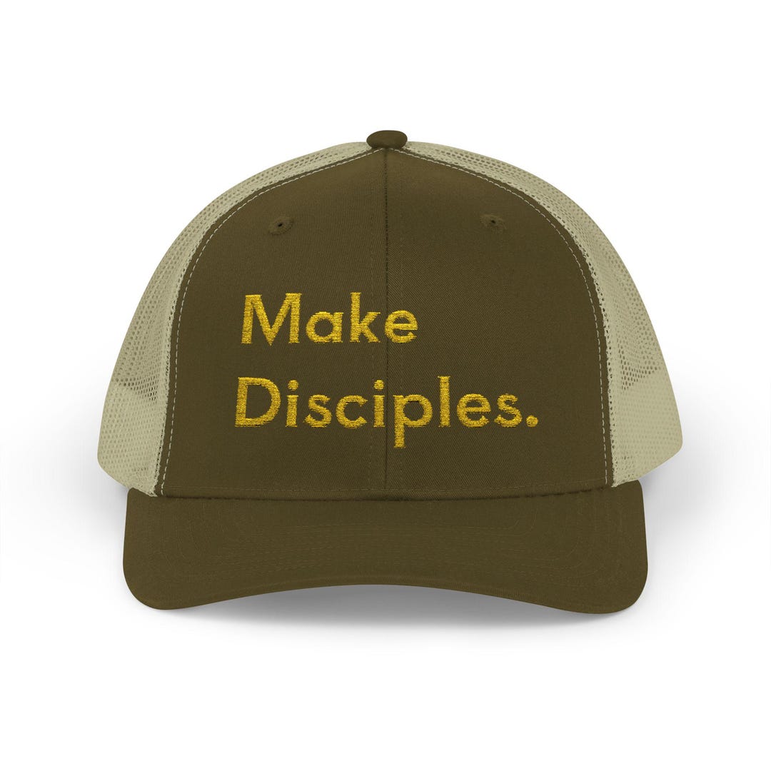 Christian Trucker Cap | Make Disciples Hat | Faith-based Gift for ...