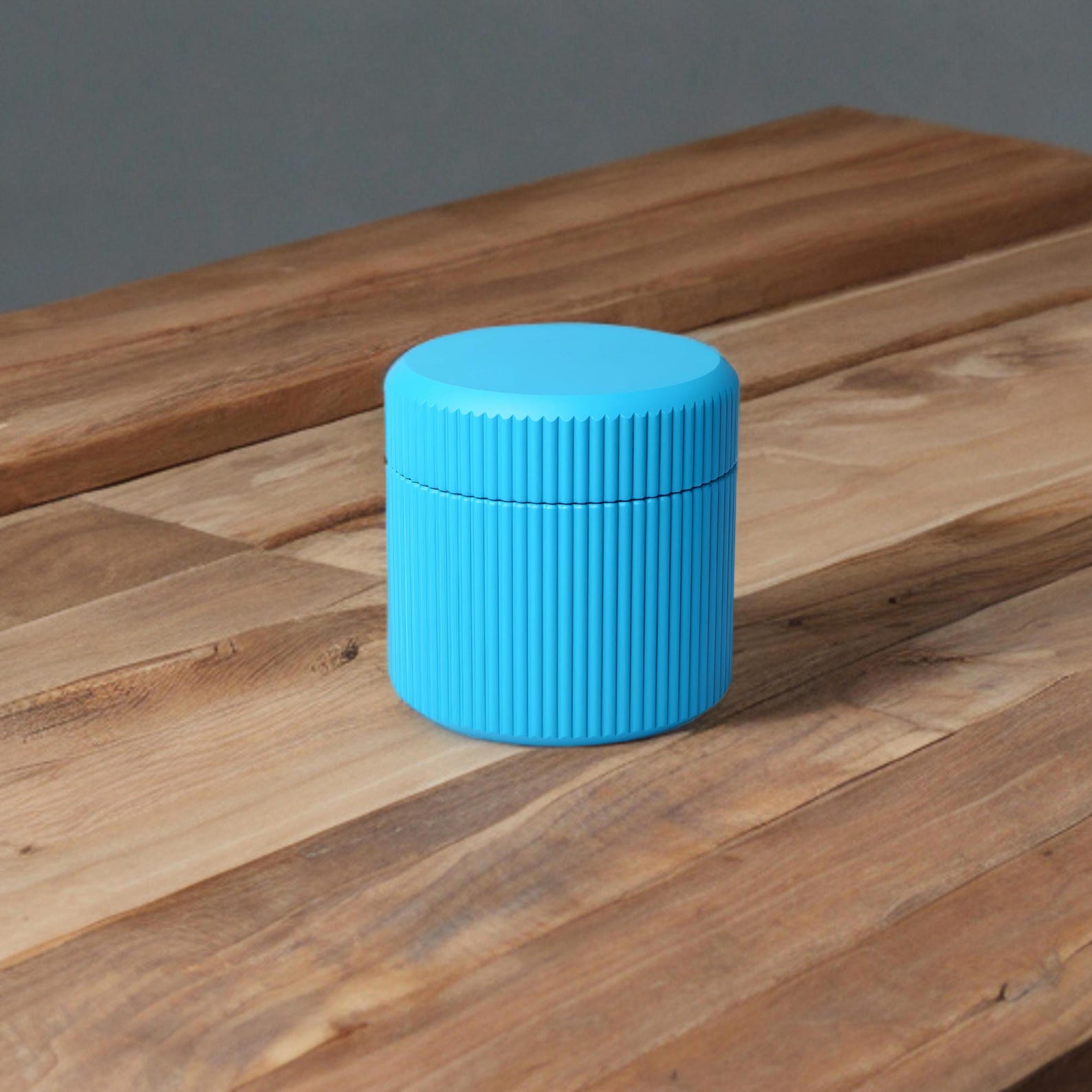 Personalized 3D Printed Twist Lock Jar: Modern Ribbed Container - Etsy