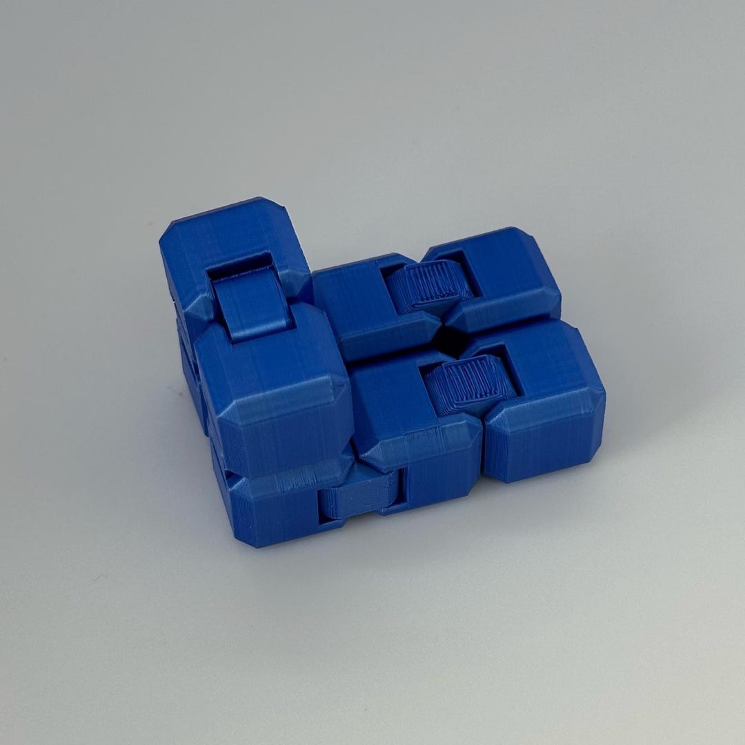 3D Printed Infinity Cube Fidget Toy: Stress & Anxiety Relief - Etsy