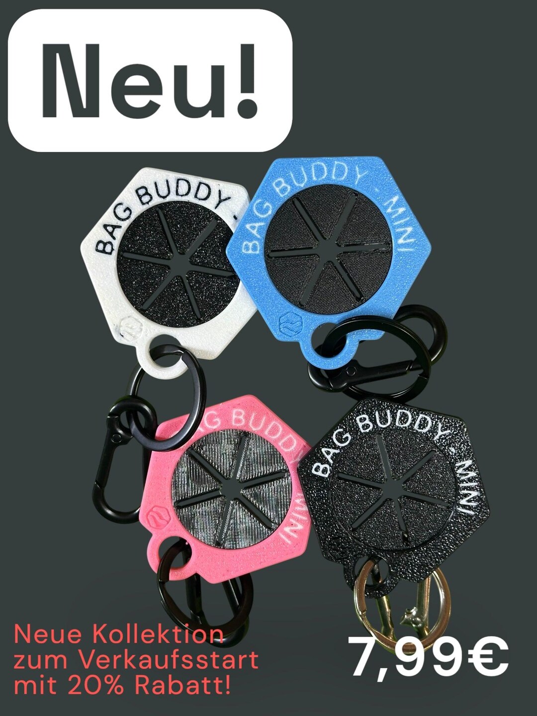 Bagbuddy Mini – the Clever Holder for Full Dog Waste Bags - Etsy