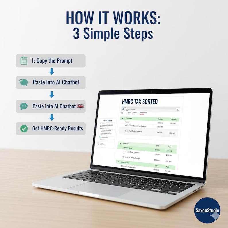 Hmrc-ready Expense Categoriser | AI Prompt for UK Sole Traders & Small ...