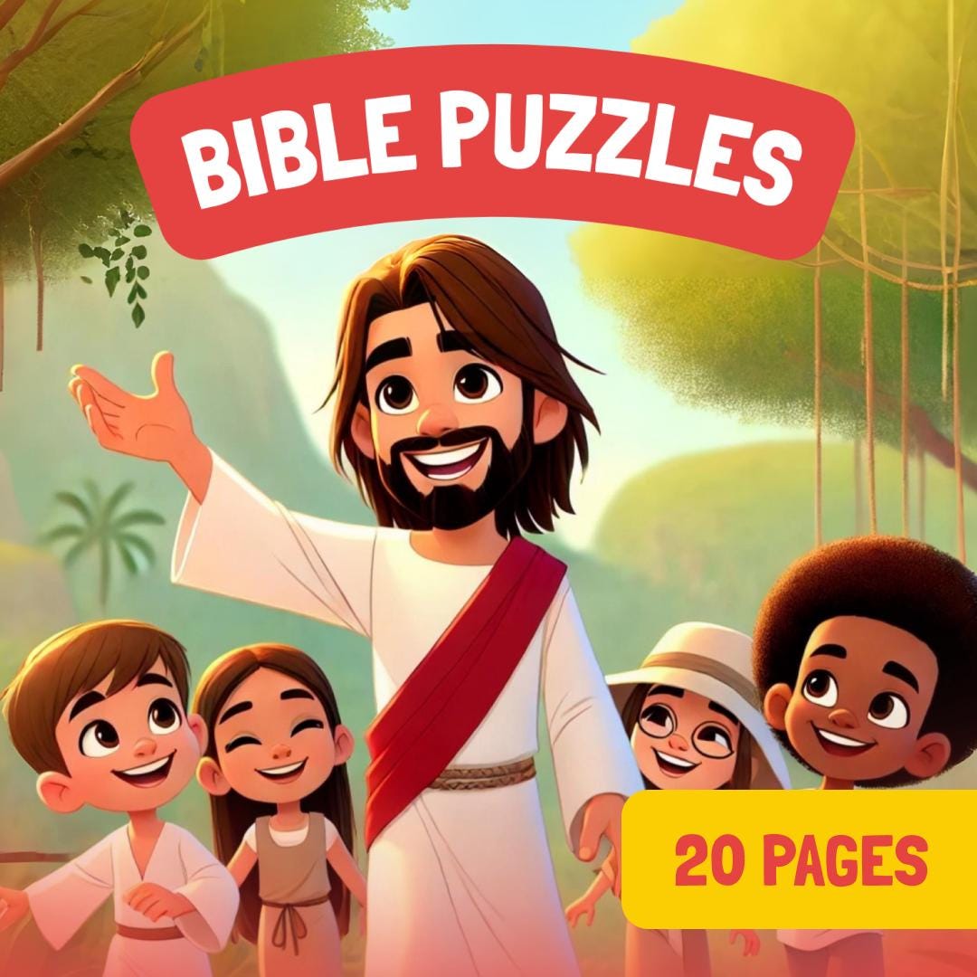 Bible Puzzles for Kids – Christian Word Searches, Crosswords, Secret ...