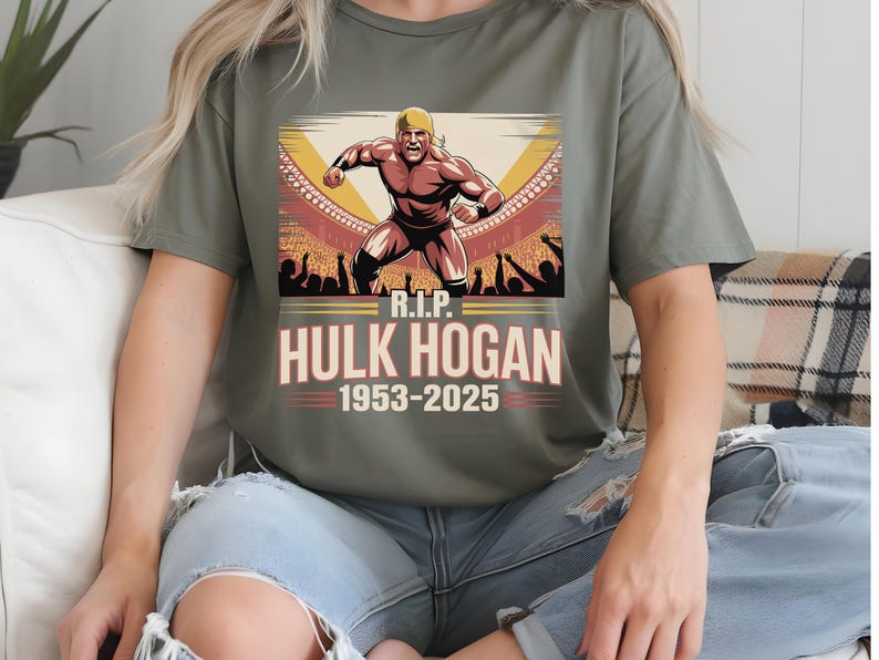 RIP Hulk Hogan PNG: Vintage Wrestling Art (digital Download) - Etsy