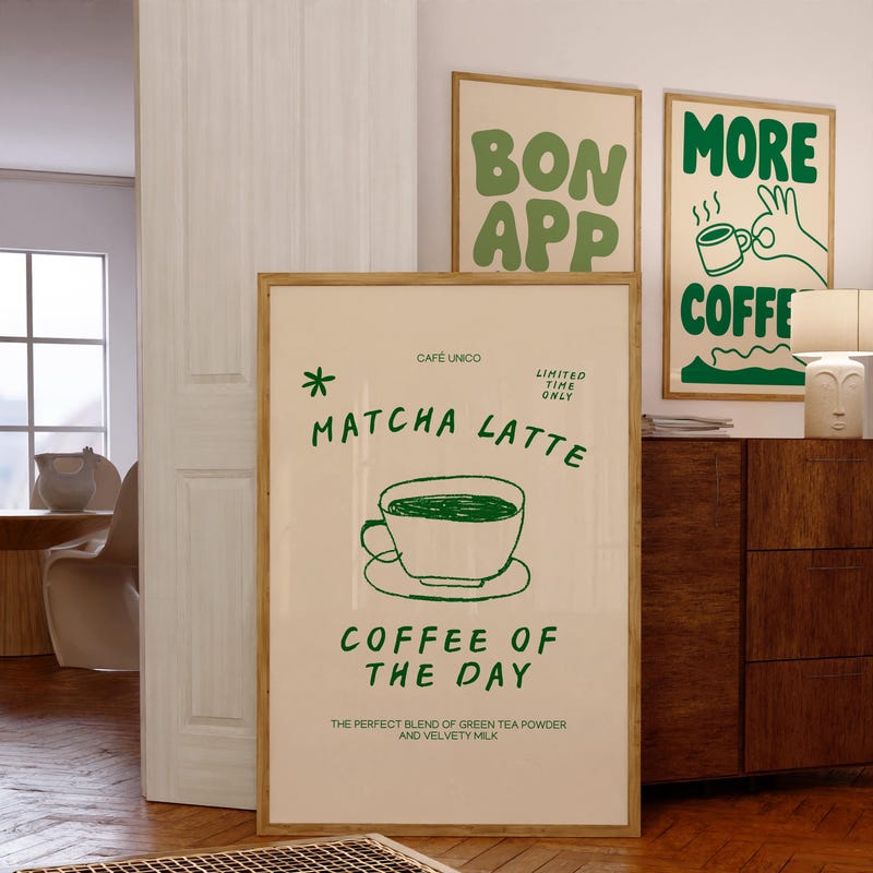 Cafe Poster - Etsy