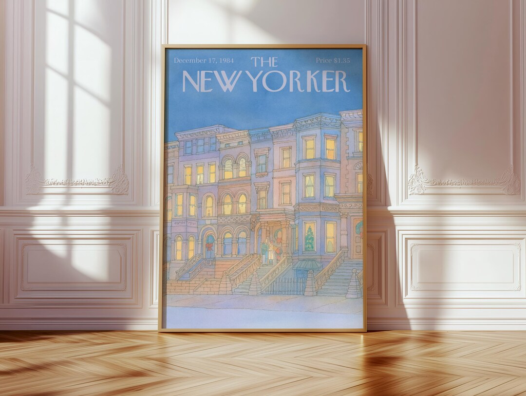 The New Yorker Magazine Cover Print December 17 1984 Issue, New Yorker ...