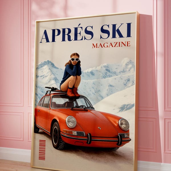 Winter Magazine Cover - Etsy UK