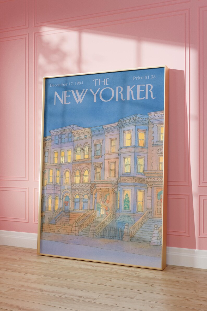 The New Yorker Magazine Cover Print December 17 1984 Issue, New Yorker ...