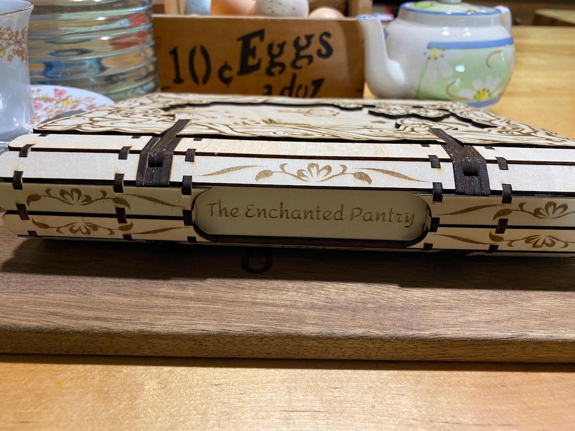 DIY Recipe Book: Scrapbook-style Wooden Cookbook - Family Heirloom Gift ...