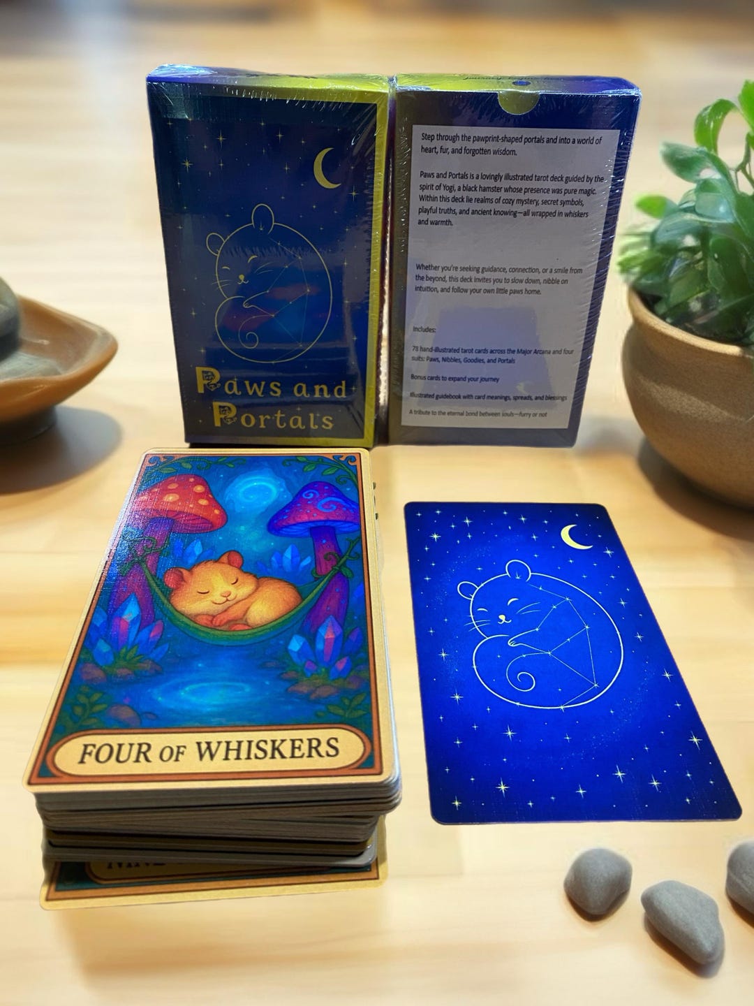 Paws and Portals Tarot Deck – Whimsical Hamster-inspired Cards - Etsy