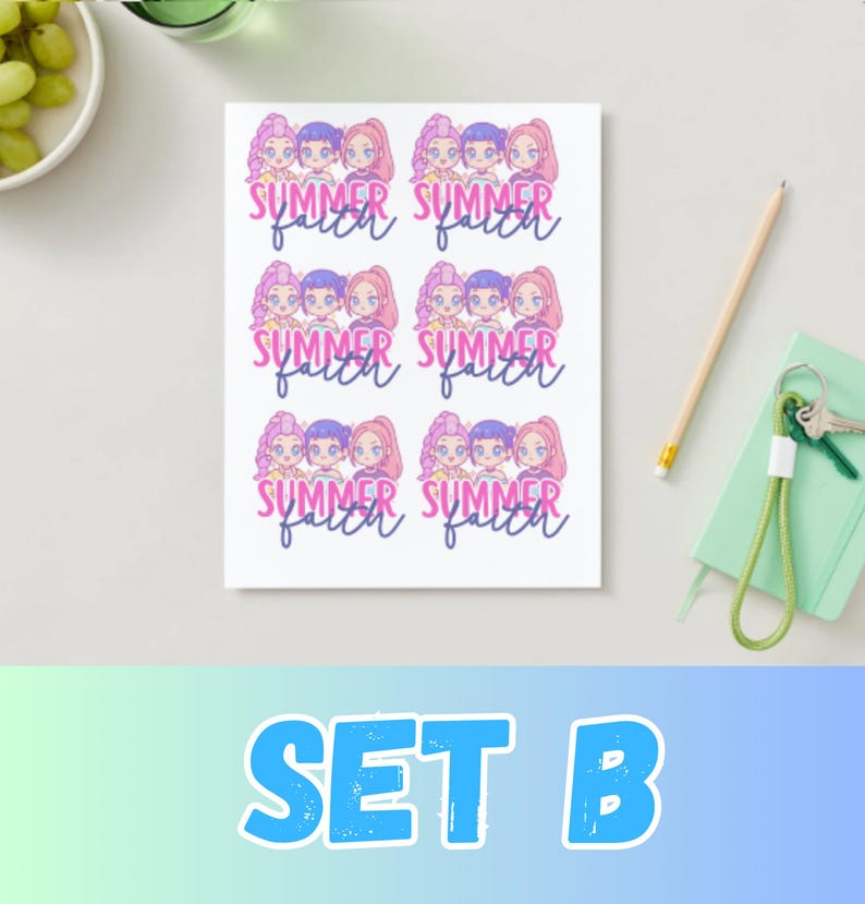 Kpop Demon Hunters Inspired Name Vinyl Sticker Labels, K-pop, Waterproof Vinyl Stickers for ...